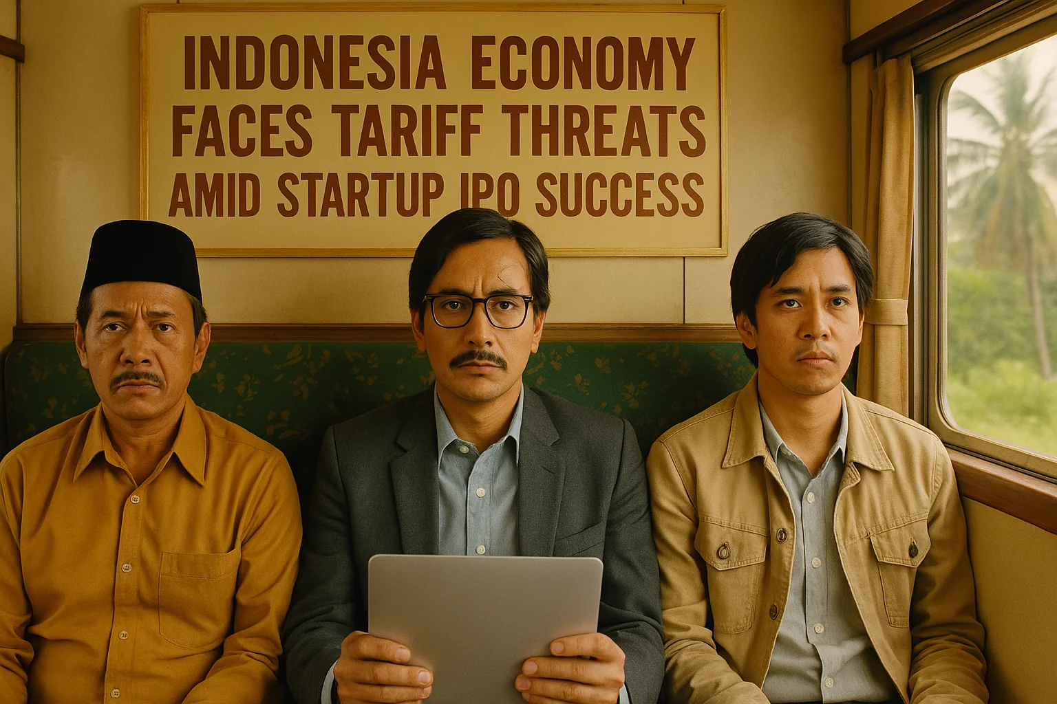 Indonesia Economy Faces Tariff Threats Amid Startup IPO Success